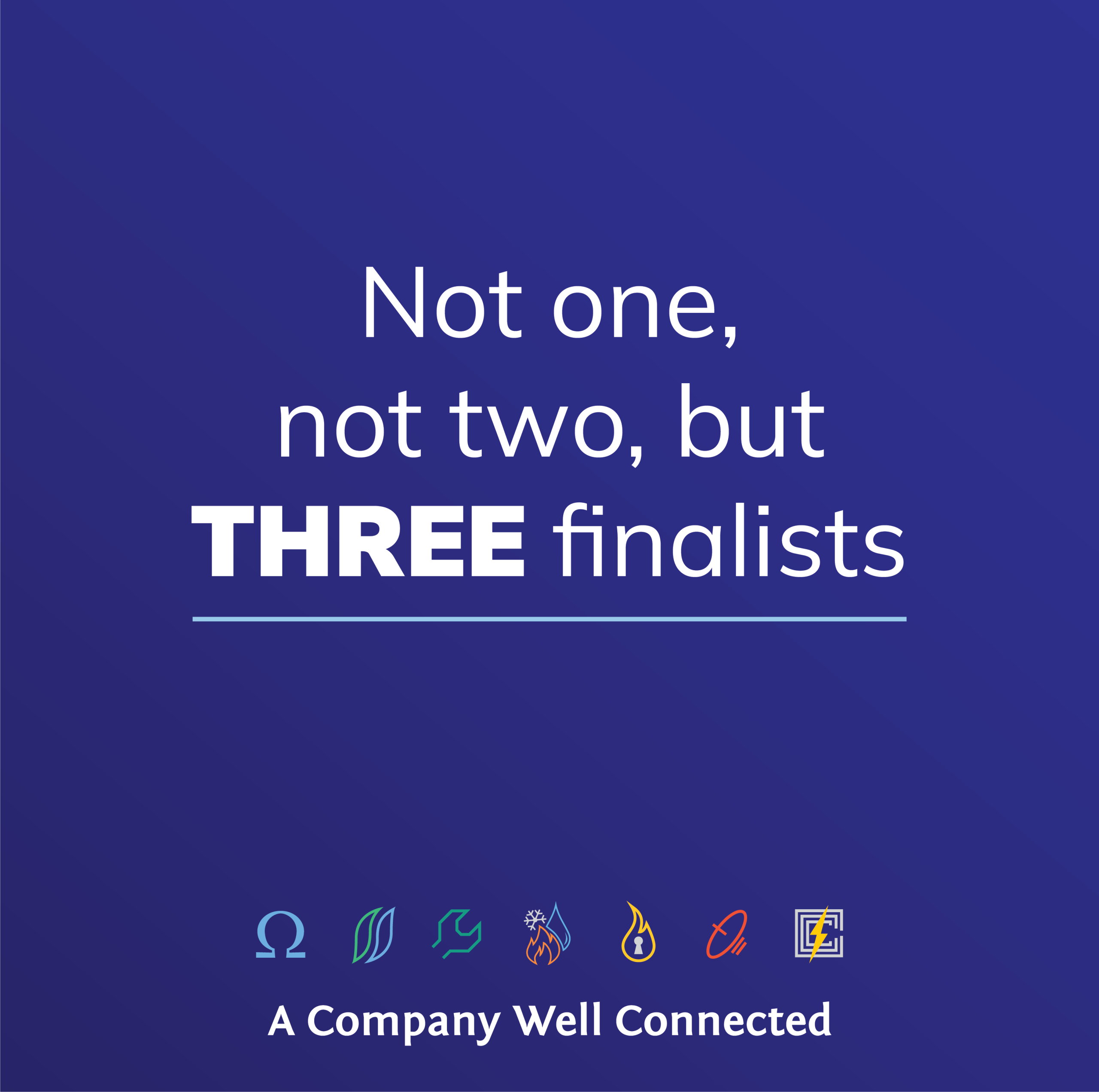 Not one, not two, but three finalists